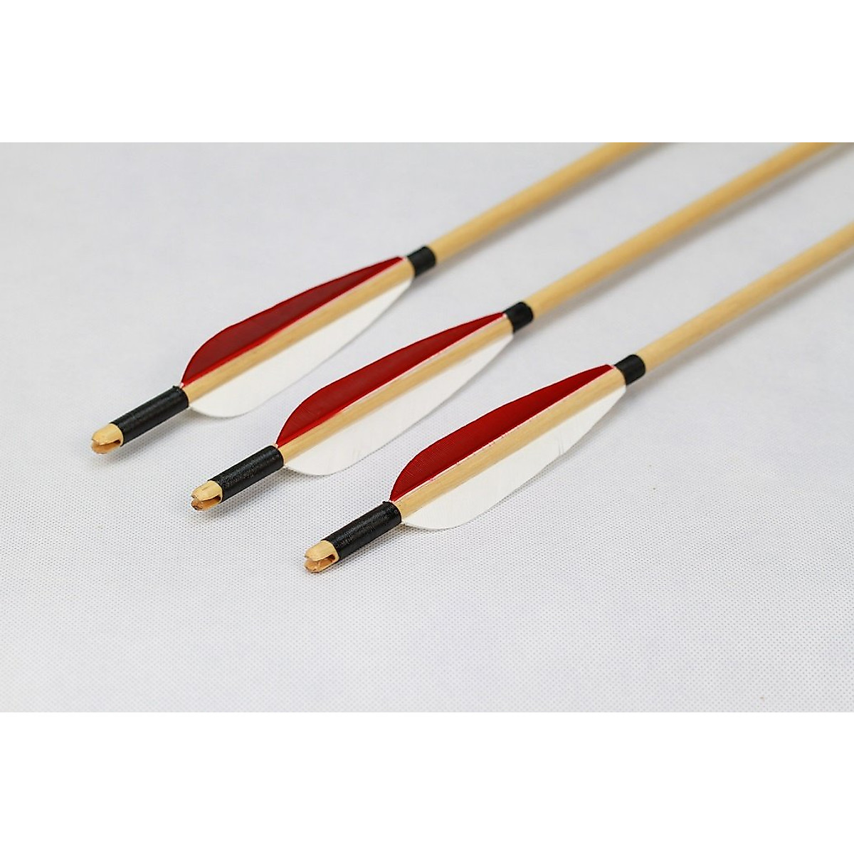 Tiger Shaft 25 X33.5 wood flight arrow shafts/choice vaired spine group (35-40LBS)