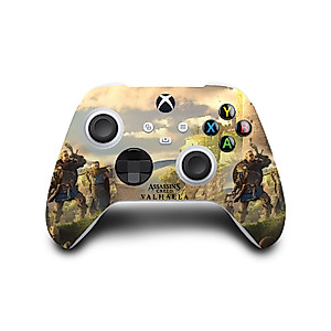 Head Case Designs Officially Licensed Assassin's Creed Female Eivor Raid Leader Valhalla Key Art Vinyl Sticker Gaming Skin Decal Cover Compatible with Xbox Series S Console and Controller Bundle