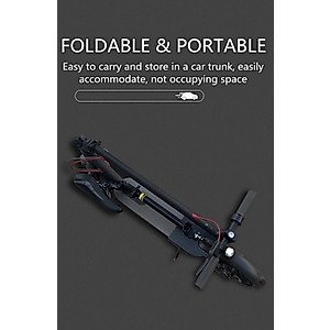 Electric Scooter with Seat Shock-Absorbing Scooter Accessories, Electric Skateboard Saddle for Xiaomi M365 Scooter, Adjustable Scooter Seat M365 Scooter Electric for Adults for Most Scooters (Black)