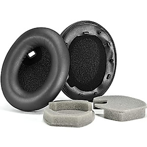 Replacement Ear Pads Cushions Compatible with Sony WH-1000XM4, Earpads for WH 1000XM4 Headphones, Soft High Protein Leather, Superior Noise Isolation Memory Foam