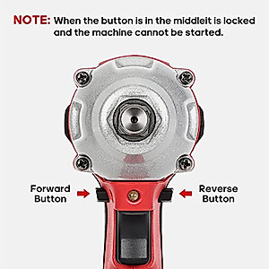 GYZJ Cordless 𝐈𝐦𝐩𝐚𝐜𝐭 Wrench 𝟏/𝟐" Brushless High Torque Wrenches 210 ft-lbs (280N.m) Right Angle Detent Anvil Impact Drive Set Kit 𝟐 Battery 𝟏𝟖𝐕 Chuck/Drill/Sockets/Tool Box/Fast Charger