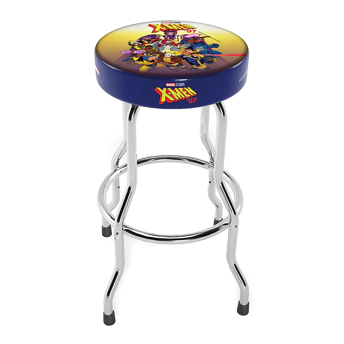 ARCADE1UP Adjustable Video Game Stool with Leg Extenders, X-Men -97