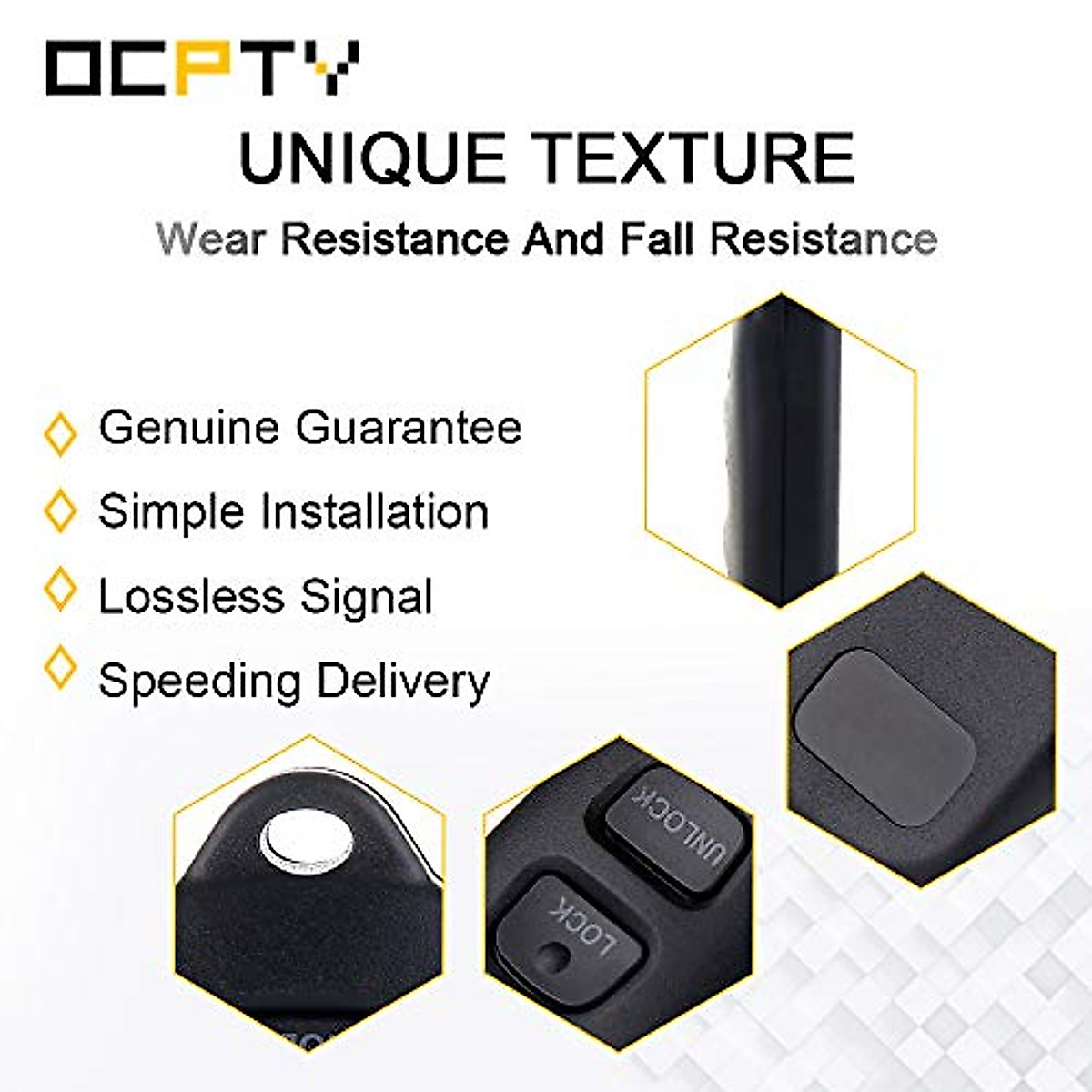 OCPTY 2X Flip Key Entry Remote Control Entry Remote key Fob for 99 00 01 02 03 04 05 06 07 08 for Pontiac Vibe for T OYOTA Camry Corolla Matrix Sienna Solara GQ43VT14T