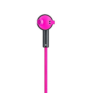 Urbanista Rio Sport Earphones, Wired Running Headphones with Microphone and Music Controls, Water Resistant, Powerful Bass, Customizable Silicone Earbuds, Pink Panther