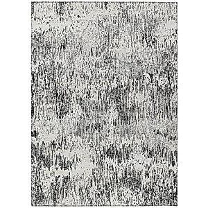 Addison Rugs Indoor/Outdoor Accord AAC31 Gray Washable 8' x 8' Round Rug