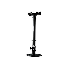 XtremPro Projector Ceiling Mount Universal Extension, Tilt 30 Degree 360° Degree Max 22Lbs Load Capacity - Black (41037)