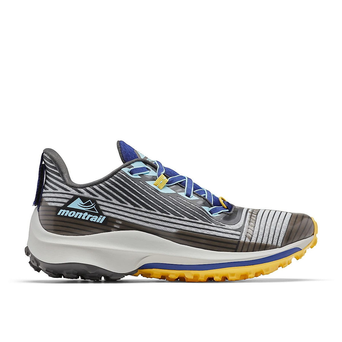 Columbia Women's Montrail Trinity Ag, Grey Ice/Spring Blue, 7