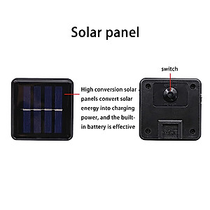 MOFUCA 5pcs Solar String Light, Halloween Christmas Outdoor Lights for Garden, Auto On Off Waterproof Christmas Decorative Lights for Party, Wedding, Home, Window, Bathroom(Snowflower)