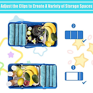 Moziral 2 Pack Divider Tray Compatible with Bogg Bag Organizer Tray Insert Original Accessories Divider Shelf for Bogg Bag (Black+White)