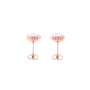 Ted Baker Sinaa Crystal Stud Earrings - Silver or Rose Gold Tone Options