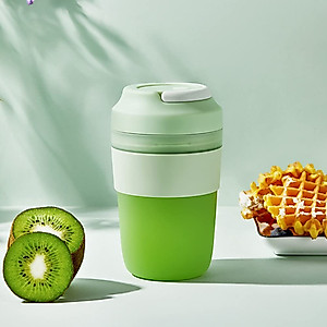 Pomojonbi 1 PCS Portable Electric Juicer Blender Juicer USB Smoothie Blender Cup Mini Charging Fruit Mixers Food Machine Green