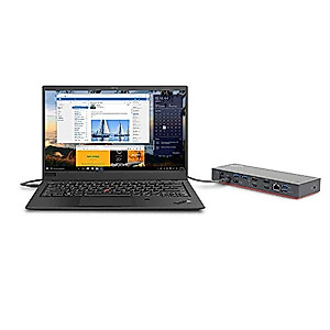 Lenovo ThinkPad Thunderbolt 3 Dock Gen 2 135W (40AN0135) Dual UHD 4K Display Capability, 2 HDMI, 2 DP, USB-C, USB 3.1 with 3 Years Warranty Card