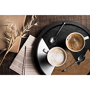 HOME BREEZES Mountain Wood Lazy Susan Wooden Turntable-14 inches Diameter-Table Top Rotating Serving Tray. Round Tray for Dinning Room, Living Room, Kitchen.