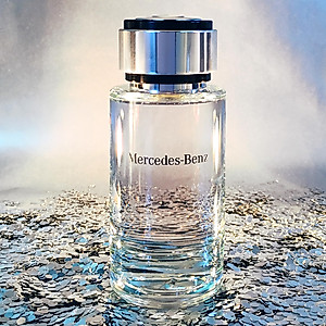 Mercedes-Benz Cologne for Men - 4 Fl Oz - Eau De Toilette Perfume Spray for Man - Woody & Musky Scent - Luxury Long Lasting Fragrance with Notes Of Violet leaves, Cascalone & Vetiver