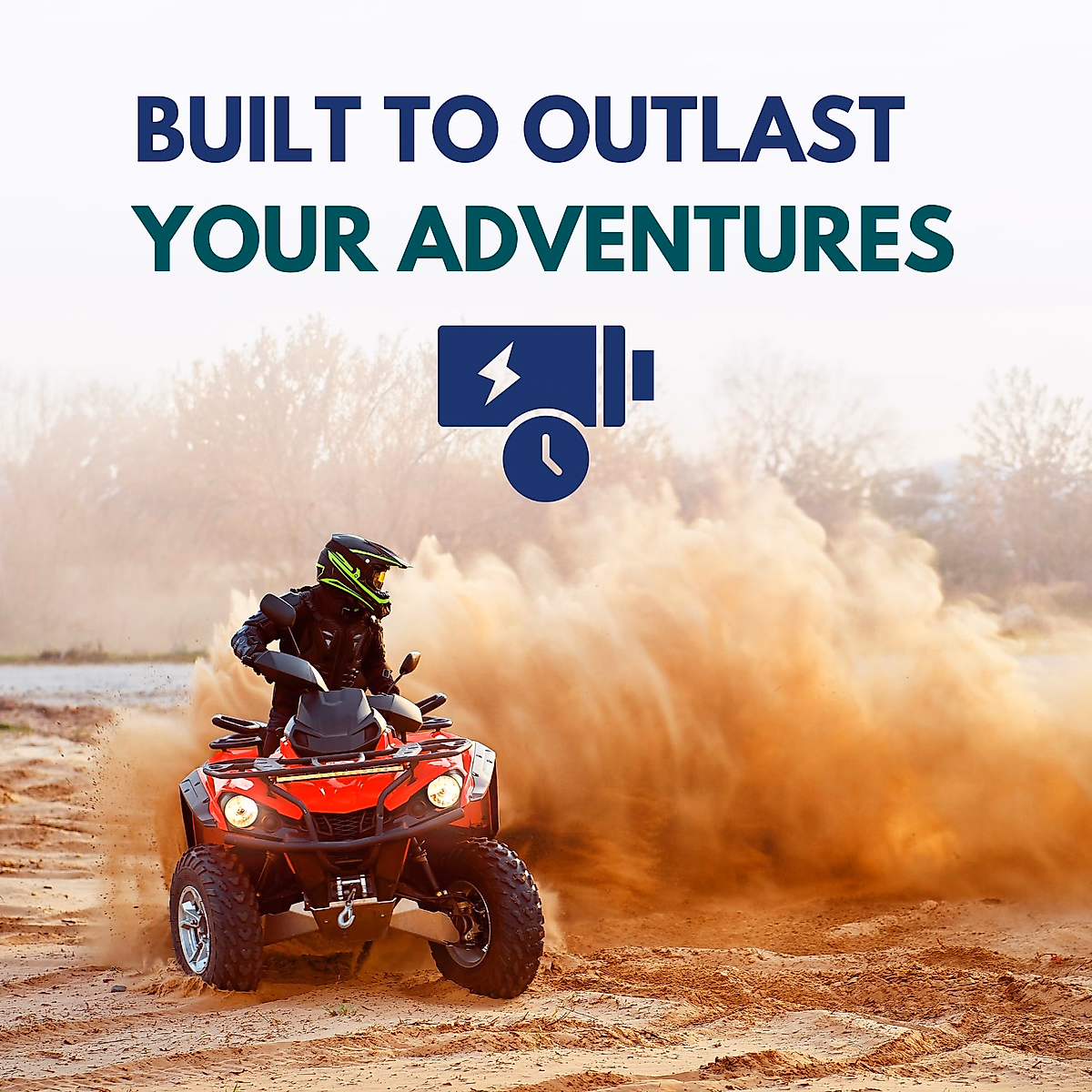 YTX14-BS Replacement For Honda Fourtrax 300 Battery (1988-2000) - Compatible With Honda TRX300FW Parts, TRX300 Fourtrax 300cc - 4x4 Four Wheeler Quad ATV Batteries - 12V 12AH Maintenance Free