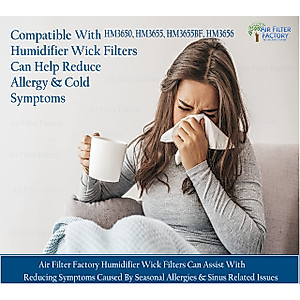 Air Filter Factory Replacement For HM3650, HM3655, HM3655BF, HM3656 Holmes Humidifier Wick Filter