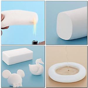 Waterproof Duct Seal Repair Sealing Clay 4 Pack White Moldable Silicone Putty, Quick Mending Mud for Pipe Connection, Wall Hole, Air Conditioning Holes (4)