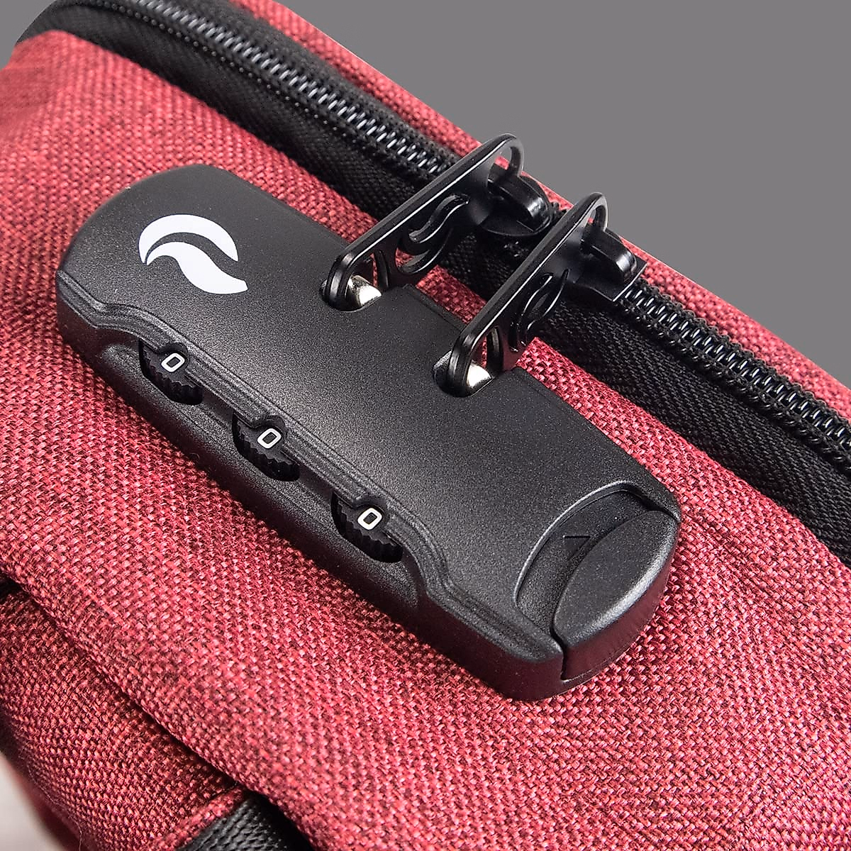 Skunk Mini Backpack- Smell Proof (Burgundy)