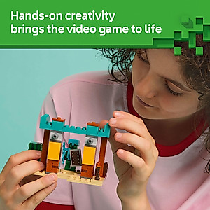 LEGO Minecraft The Illager Desert Patrol Toy Figures and Playset - Building Minecraft Toy for Kids, Boys and Girls, Ages 7+ - with 4 Figures for Pretend Play - Gift Idea for Birthdays - 21267