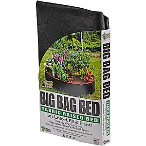 Smart Pot 100511247 Big Bag Fabric Raised Bed, Original, Black