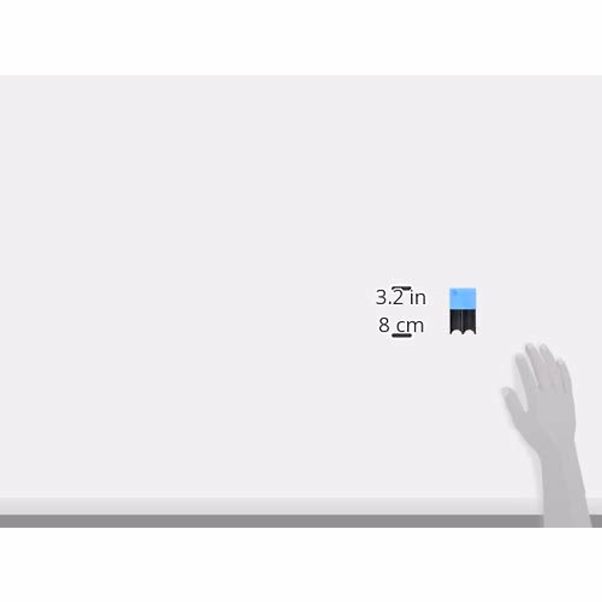 D'Addario Woodwinds Reed Guard - Sax & Clarinet Reed Case - Fits Reeds for Eb Clarinet, Bb Clarinet, Soprano Saxophone, & Alto Saxophone - Holds 4 Reeds - Prevents Warping - Blue