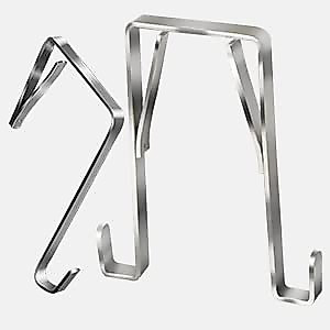 MERB Home 2 Pack Shoe Storage Organizer with Innovative Hook - Hang 2 Racks on 1 Door or on different Doors - Hanging Door Rack- 12 Pockets - Foldable Hanging Storage Organizer (3 Rows of pockets)