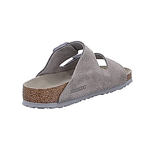 BIRKENSTOCK Unisex's Slides, Gray, 42 EU