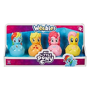 Character Options 07756 WEEBLES Four Pack, Wobble, Preschool Figures, My Little Pony Toys, Multi-Color