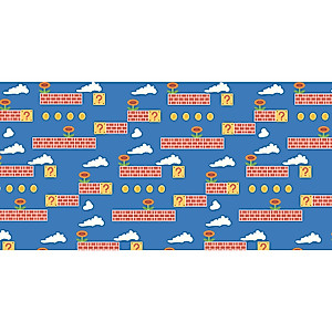 Reversible Gift Wrapping Paper-Rolled 5 Sheets-Game-Includes Ribbon and Double-sided Tape-Unique Design for Anniversary Birthdays Valentine's Day Party Christmas Holiday Present(33"" X 17.5"" each sheet)