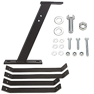 A-KARCK Lawn Mower Hitch, Heavy Duty Lawn Tractor Hitch Solid Iron Construction, Black Powder Coated Riding Mower Hitch