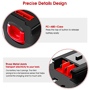 2-Pack [Upgraded to 3600mAh] HPB18 Replacement for Black and Decker 18V Battery Compatible with Black and Decker 18 Volt Battery Ni-Mh 244760-00 A1718 FS18FL FSB18 Firestorm Cordless Tools (Black)