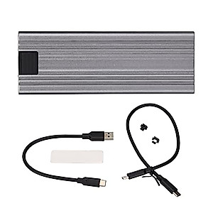 SSD Enclosure Case, Multipurpose SSD Box Silicone Grease Stable Heat Dissipation Core Sticking Design for for OS X Operating System