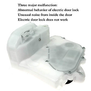 Power Door Lock Latch Actuator Assembly Rear Left Driver Side for 2007-2011 CRV CR-V Replace OE 72650-SWA-A01 72650SWAA01