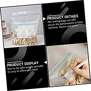 Zerodeko 180 Pcs Storage Bag Vacume Seal Bags Gallon Freezer Bag Reusable Food Freezer Bags Seal Fresh Sealed Leakproof Freezer Bag Leakproof Bags Sealed Fresh Child Refrigerator Toiletries