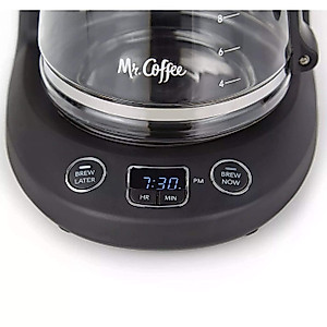 Mr. Coffee Brew Now or Later Coffee Maker, 12- Cup, Black