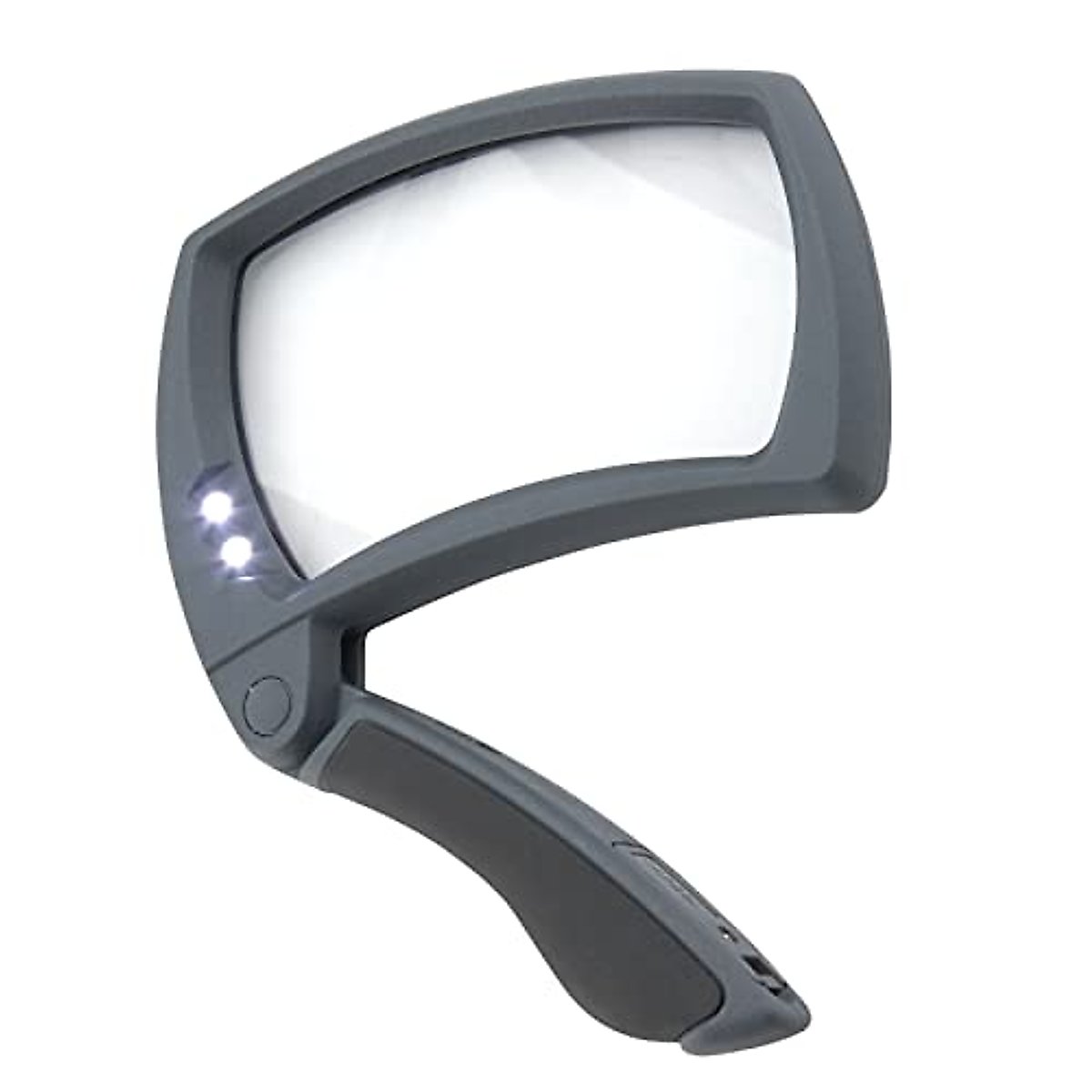 Carson LED Lighted Magnifold 2x Power Rectangular Magnifier For Reading, Inspection, Low Vision, Hobby and Crafts (MJ-50)