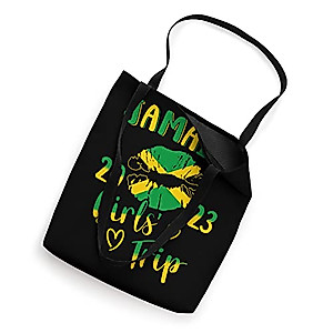 Jamaica 2023 girls trip with jamaican flag and kiss lips Tote Bag