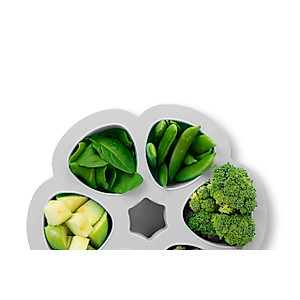 BEABA Babycook Solo White, BEABA Silicone Multiportions Baby Food Tray