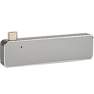 Type‑C to Memory Card Adapter, 5 Port Expansion Fast Transmission 5 in 1 Type‑C Hub Small Portable Aluminum Alloy Plug and Read for Tablet for Mobile Phone