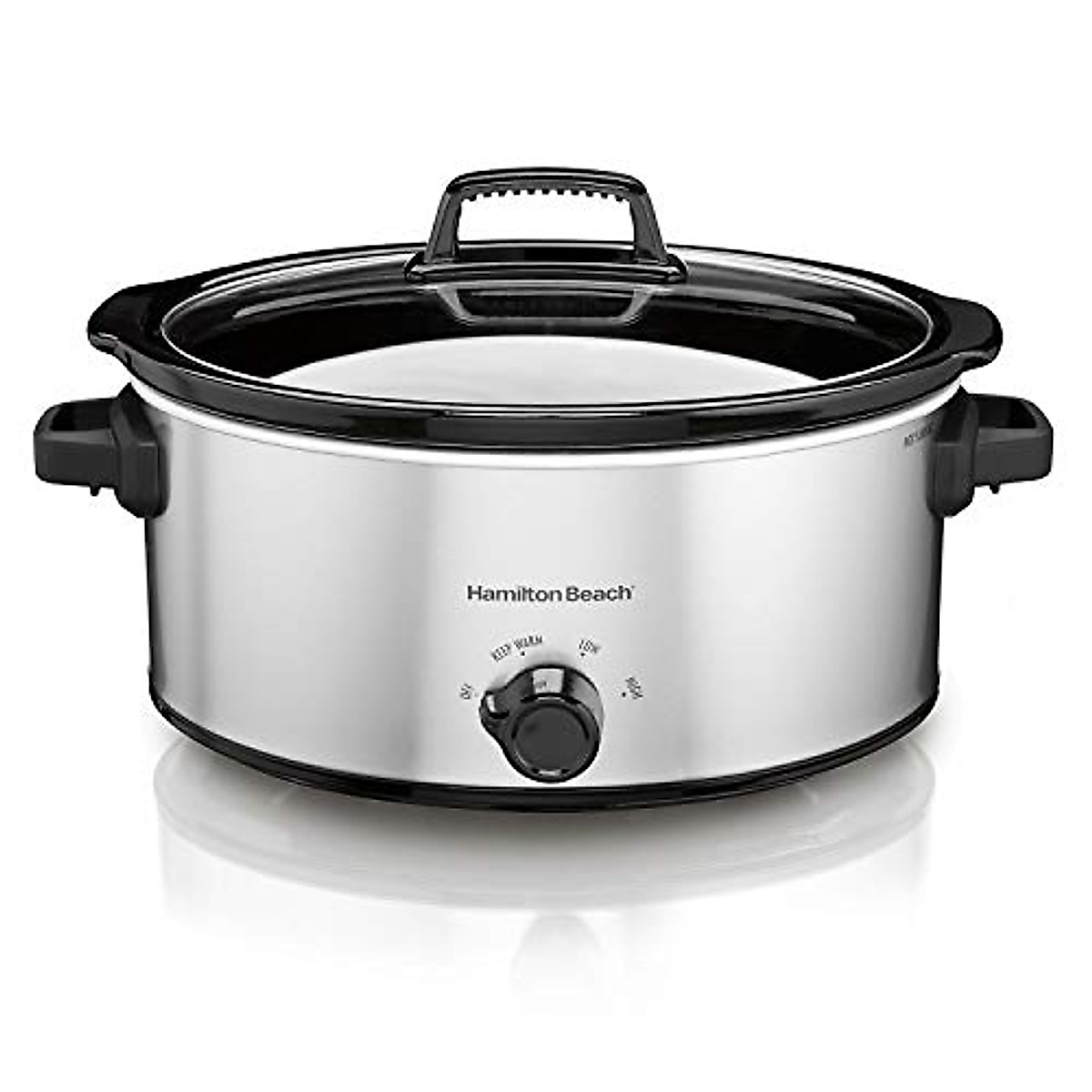 Hamilton Beach 33665 6 Quart Slow Cookers, Silver