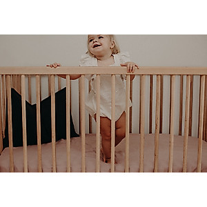 Frankie Lane 100% French Linen Stone Washed Fitted Crib Sheets. Oeko-TEX Certified Baby Crib Sheets for cot or Toddler Bedding. Linen Sheet Crib Sheets for Boys or Girls. Baby Linen Sheets