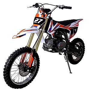 X-PRO 125cc Dirt Bike Pit Bike Kids Dirt Pitbike 125 Dirt Pit Bike (White)