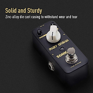 SONICAKE Fuzz Guitar Effect Pedal Fazy Cream Vintage Fuzz Pedal True Bypass
