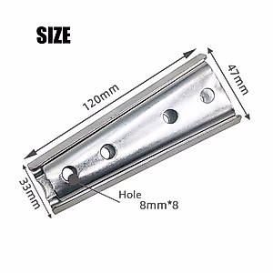 DBTHTSK Sofa Latch,Bed Replacement Parts,Heavy Duty Interlocking Tapered Hardware Accessories Furniture Connector for Sofa, Bed (2 Pairs)
