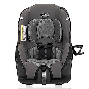 Evenflo Tribute 5 Convertible Car Seat, 2-in-1, Saturn Gray, 18.5x22x25.5 Inch (Pack of 1)
