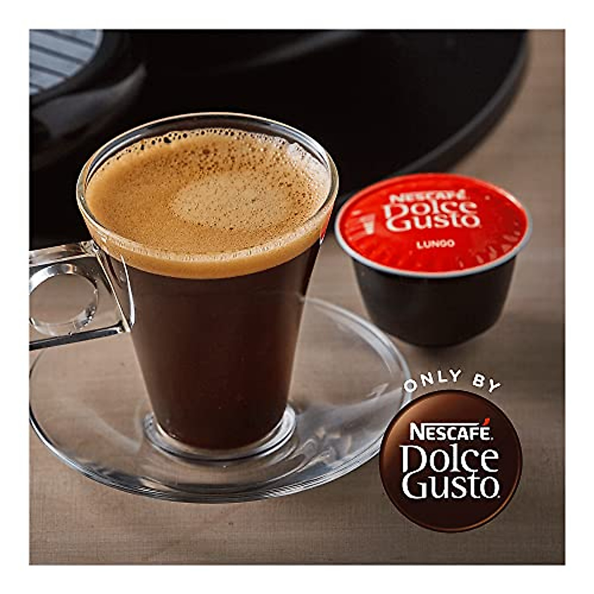 Nescafe Dolce Gusto, Caffe Lungo, 16 Count (Pack of 3)