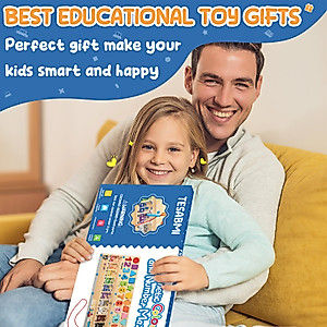 TeSabMi Montessori Screwdriver Board Set, Wooden Screw Driver Activities Tools Montessori Toys for 3 4 5 Year Old, Basic Skills Educational Sensory Learning Toy for Kids Toddlers Preschool