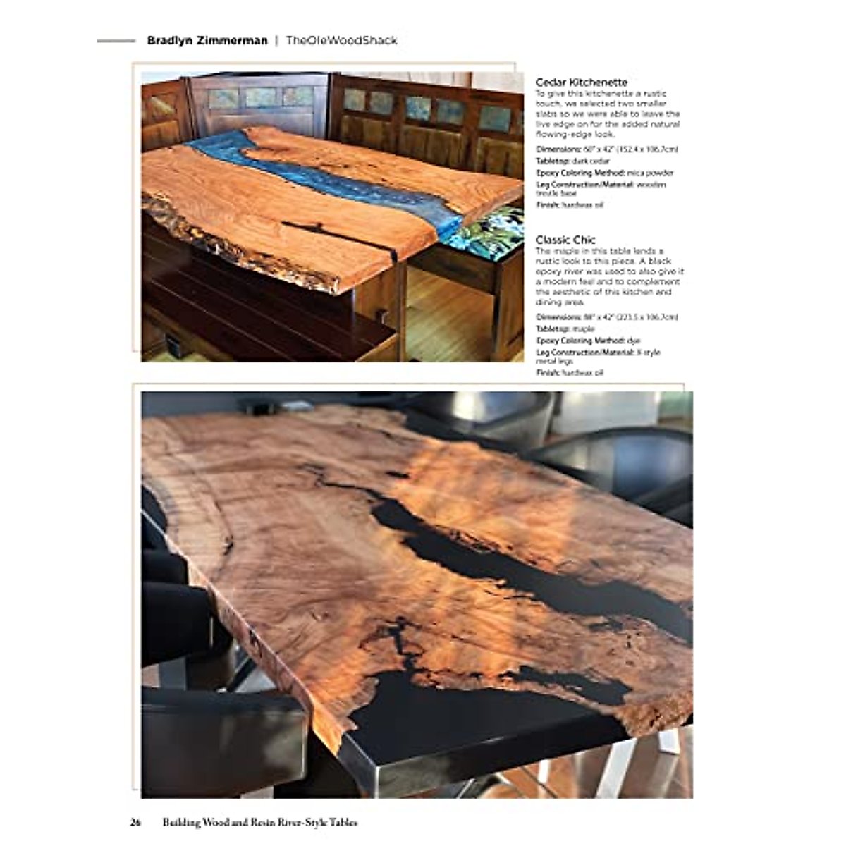 Building Wood and Resin River-Style Tables: A Step-by-Step Guide with Tips, Techniques, and Inspirational Designs (Fox Chapel Publishing) Beginner-Friendly Guide - Make Your Own Live-Edge River Table