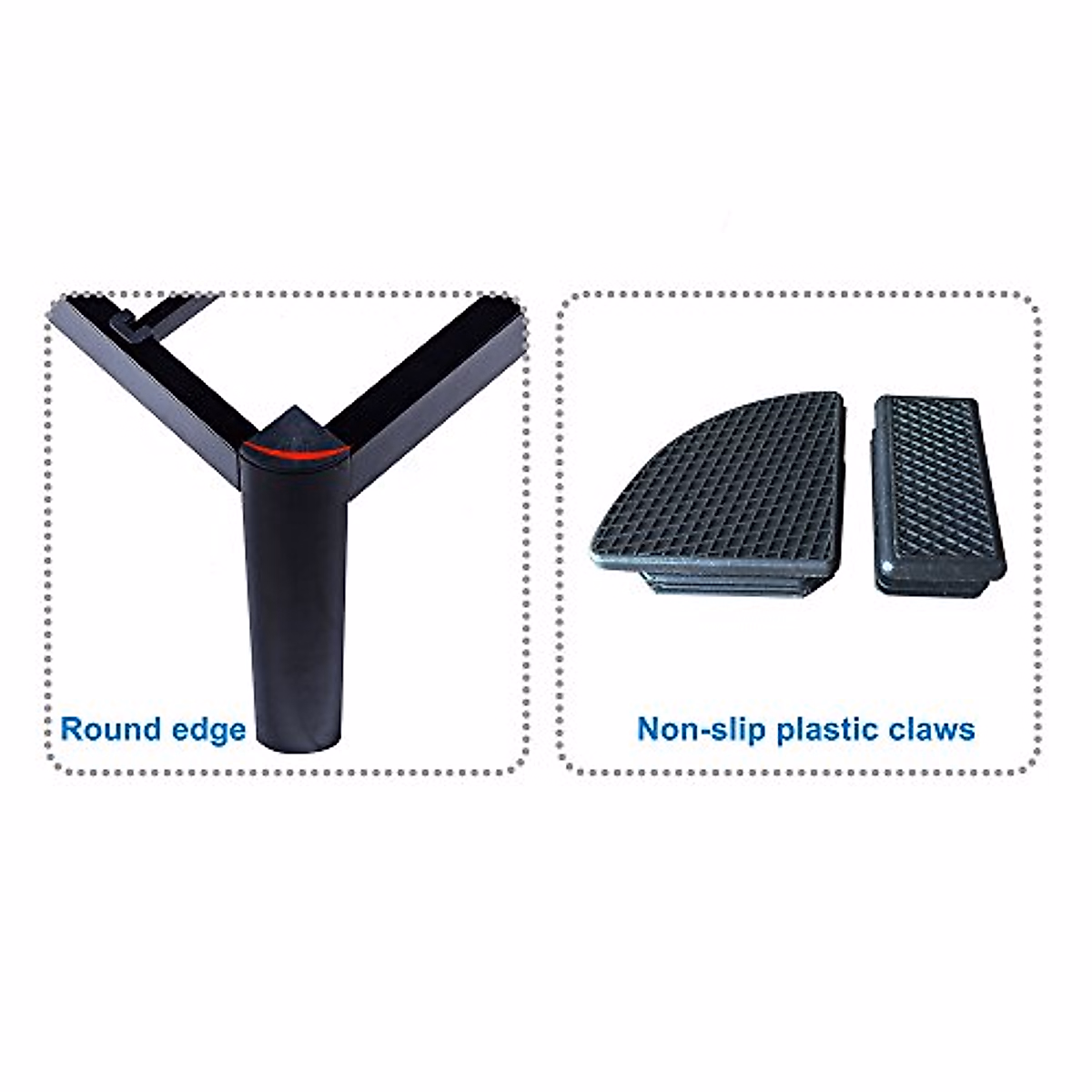 V&LX 14 inch Tall (Queen) Heavy-Duty Steel Slats/1.0T Steel Frame/V1401/Bed Frame (Queen)