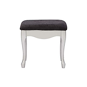 Linon Paloma Vanity Set, 30" x 40.5" x 19.25", Silver